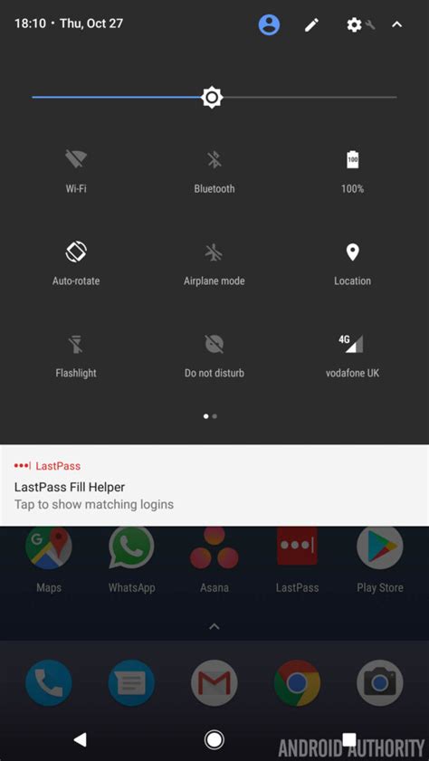Android O Quick Settings Have Been Slightly Reworked Diving Into Android O Android Authority