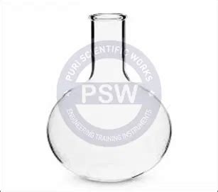 Round Bottom Flask Educational Equipment TVET India Puri Scientific Works