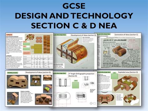 2021 Aqa Dt Gcse Nea Guide To Section C And D Teaching Resources
