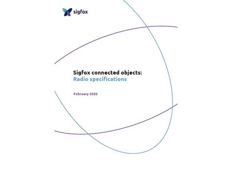 Sigfox Device Radio Specifications Sigfox Build