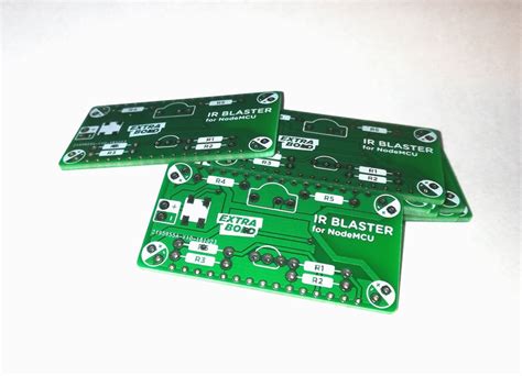 my first pcb ir blaster shield for a nodemcu arduino