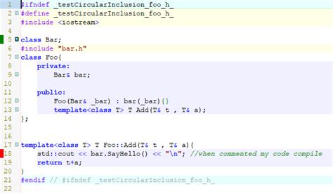 C Locked Into A Circular Reference With Templated Class Stack Overflow