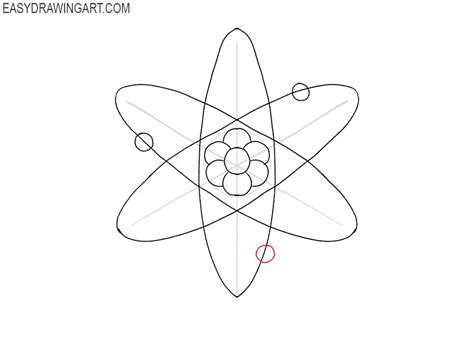 How To Draw An Atom Easy Drawing Art