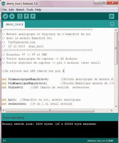 Tutoriels Pour Arduino • Afficher Le Sujet Capteur Dhumidité Du Sol