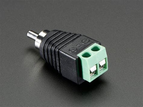 Rca Composite Video Audio Male Plug Terminal Block The Pi Hut