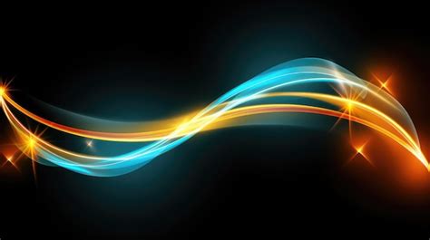 Premium Ai Image Abstract Desktop Background Flowing Lines Vibrant Colors Futuristic Gradients