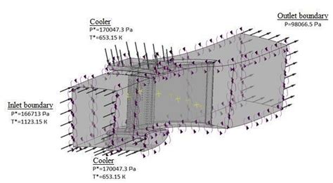 Numerical Model Geometry For Working Process Calculation Taking Into