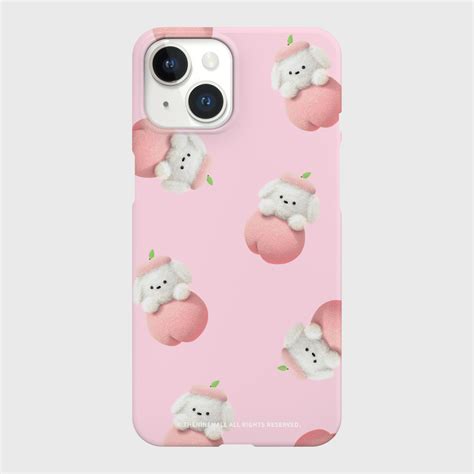 더나인몰 패턴 피치 뽀꾸 하드 폰케이스 아이폰 16 15 14 프로 맥스 아이폰 갤럭시 울트라 플러스 핸드폰 휴대폰