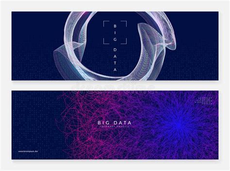 Big Data Learning Digital Technology Abstract Stock Vector Illustration Of Digital Banner
