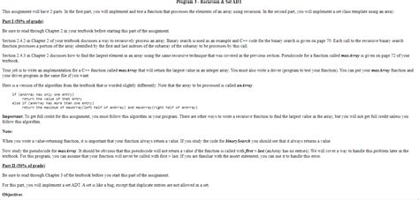 Solved Part I Of Grade Be Sure To Read Through Chegg Com