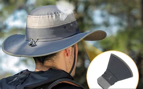 Badu Bg Мъжка рибарска шапка с широка периферия и Uv защита Badu Bg