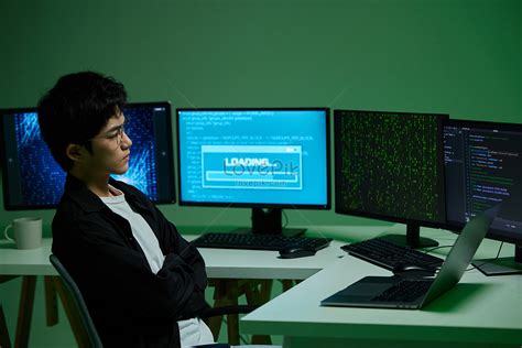 Serious Working Programmer Thinking Image Picture And Hd Photos Free