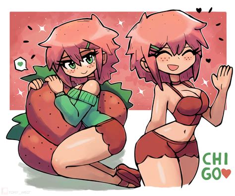 Tony Welt Chigo Tony Welt Original Absurdres Highres 1girl Blush Breasts Choker