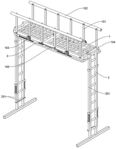 一种建筑工程建筑爬架的制作方法