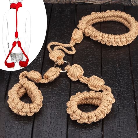 Shibari Rope Back Restraint Bdsm Gear For Bondage Aesthetic And