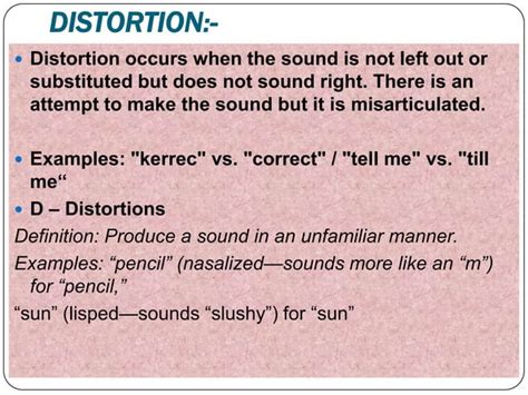 Errors Of Articulation Pptx Digital Audio Computer Software And Applications