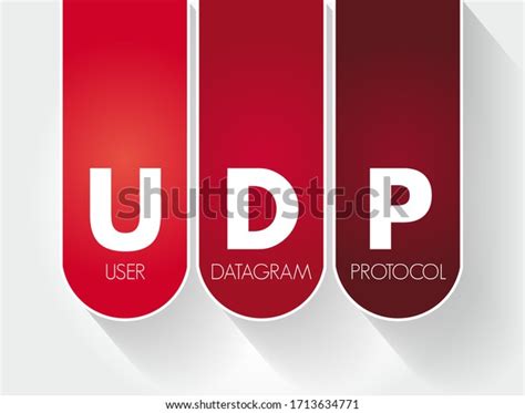 Udp User Datagram Protocol One Core Vetor Stock Livre De Direitos 1713634771 Shutterstock