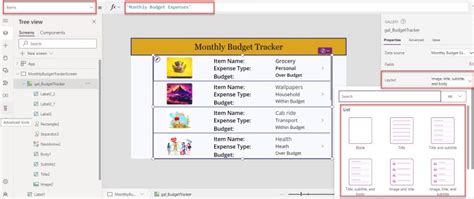 how to display sharepoint list items in powerapps gallery