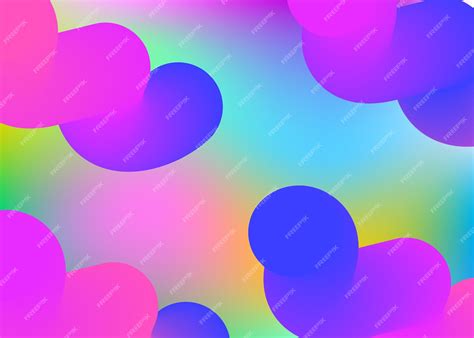 Premium Vector Fluid Dynamic Background With Liquid Shapes And Elements