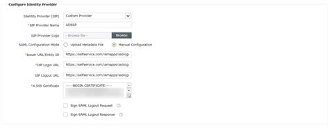 Configuring Saml Sso For Ad360