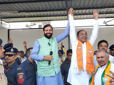 Haryana Subhash Bansal Supports Bjp Sohna News सोहना में सुभाष बंसल ने भाजपा को दिया समर्थन