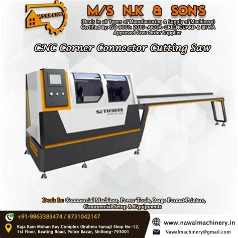 Cnc Corner Connector Cutting Saw At ₹ 1050000 Piece In Shillong Id 2854676531191