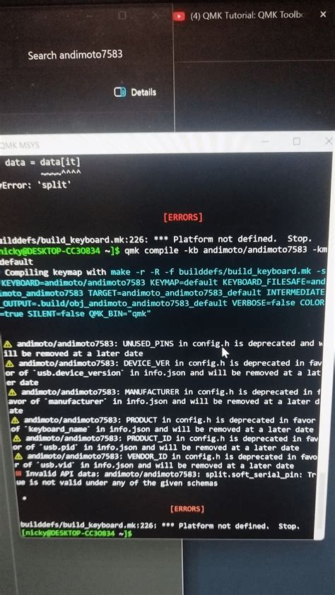 Qmk Firmware Error Compiling For Amdimoto7583 Rkeyboards