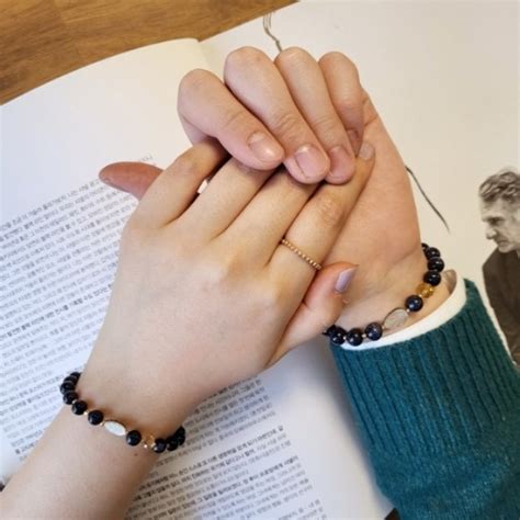 부산 해운대 탄생석 커플 팔찌우정 팔찌 만들기 원데이클래스소소에코 솜씨당