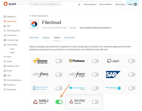 Integrate Auth0 Sso With Filecloud Filecloud Docs Server