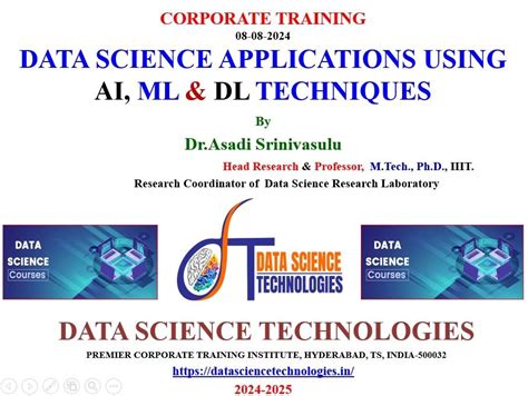 Dr Asadi Srinivasulu On Linkedin 💐💐data Analysis Using Ai Ml And Dl Techniques Leverages