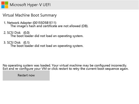 Wds Uefi Boot Loaders Image Hash Not Allowed Microsoft Qanda