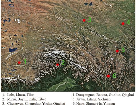 Sketch Map Of Investigation Sites Download Scientific Diagram