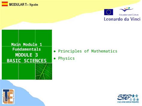 ppt main module 1 fundamentals module 3 basic sciences main module 1