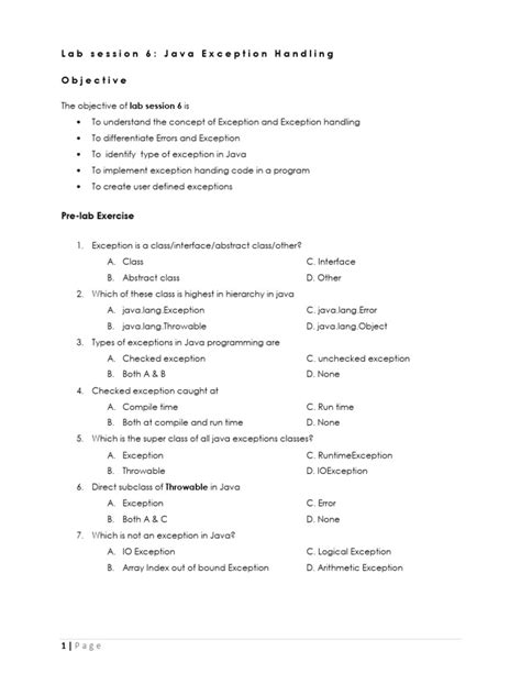 Oop Lab Session 6 Pdf Class Computer Programming Parameter