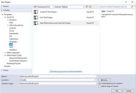 Load Testing Web Service Using Visual Studio