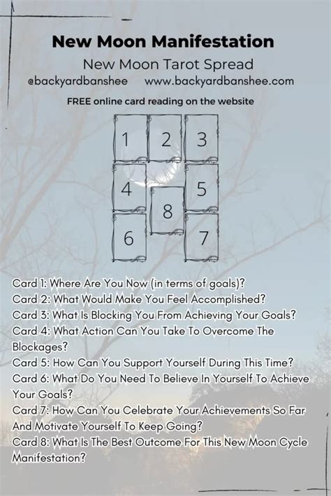 New Moon Tarot Spread Every Tarot Spread Youd Need