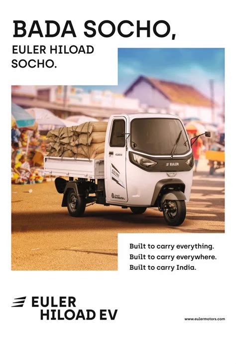 Euler Fb Hiload Ev At ₹ 432386 Piece E Rickshaw Loader In Chennai Id 2853706421612