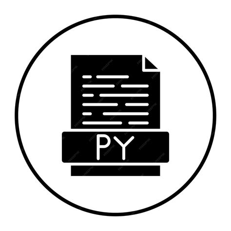 Premium Vector Python File Vector Illustration