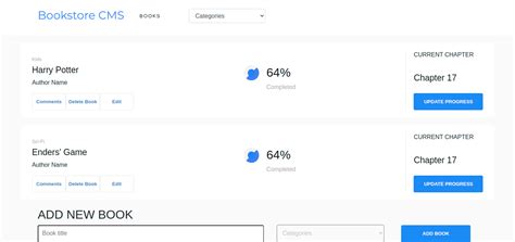 Github Paulzay Bookstore Webapp For Managing A Bookstore