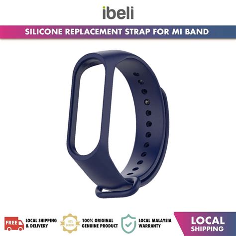 Colourful Silicone Replacement Strap For Mi Band Mi Band Mi Band Shopee Malaysia