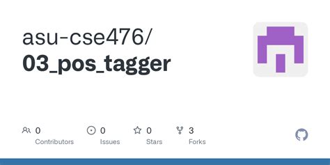 03 pos tagger assignment pdf at main · asu cse476 03 pos tagger · github