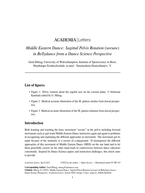 Middle Eastern Dance Sagittal Pelvis Rot Pdf Pelvis Soft Tissue