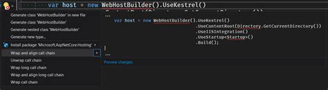 Fluent Api Formatting Suggestion · Issue 15554 · Dotnetroslyn · Github