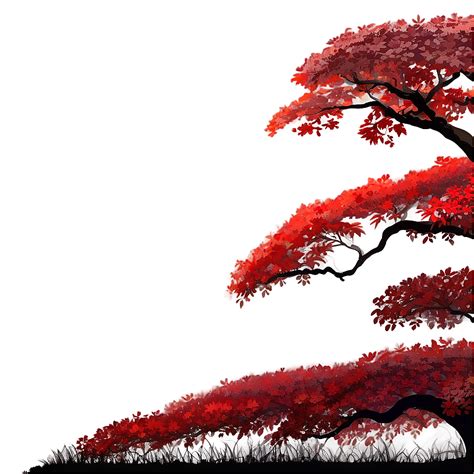 Red Tree Png Images Wallpapers Com