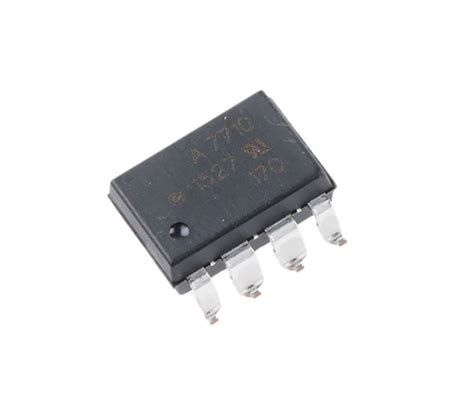 Broadcom Hcpl 7710 300e Dc Input Transistor Output Optocoupler Surface Mount 8 Pin Dip Rs
