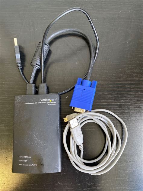 StarTech KVM Console To USB 2 0 Portable Laptop Crash Cart Computers Tech Parts