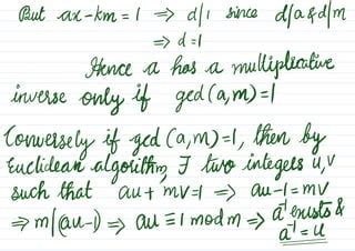 Modular Arithmetic And Residue Classes PDF
