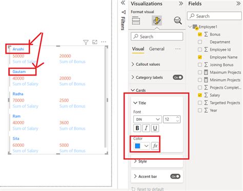 Power Bi Format Multi Row Card Geeksforgeeks