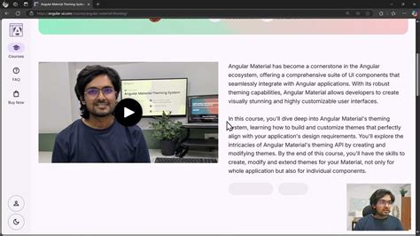 Angular Ui Intro Angular Angular Angular19 Angularmaterial Coding Youtube