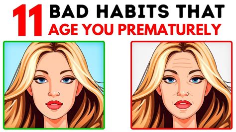 11 Habits That Make You Look Older Than Your Age Youtube